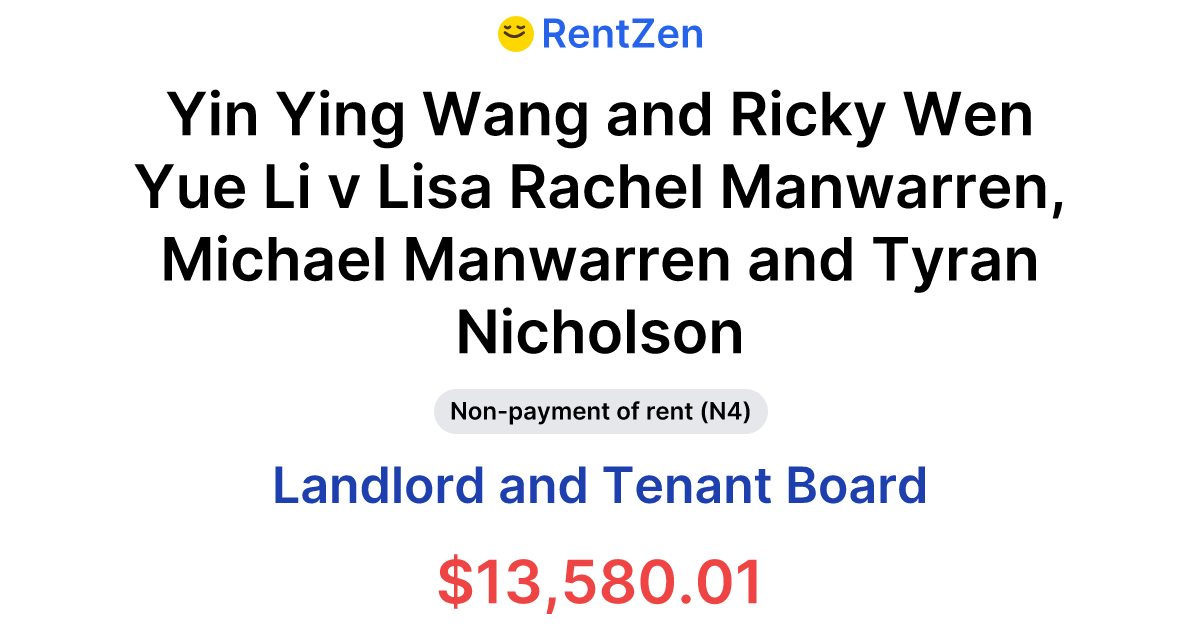 Landlords Win Eviction Case Against Non-Paying Tenants in Scarborough ...